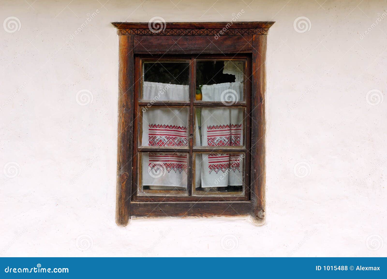 Ancient window stock photo. Image of pattern, village - 1015488