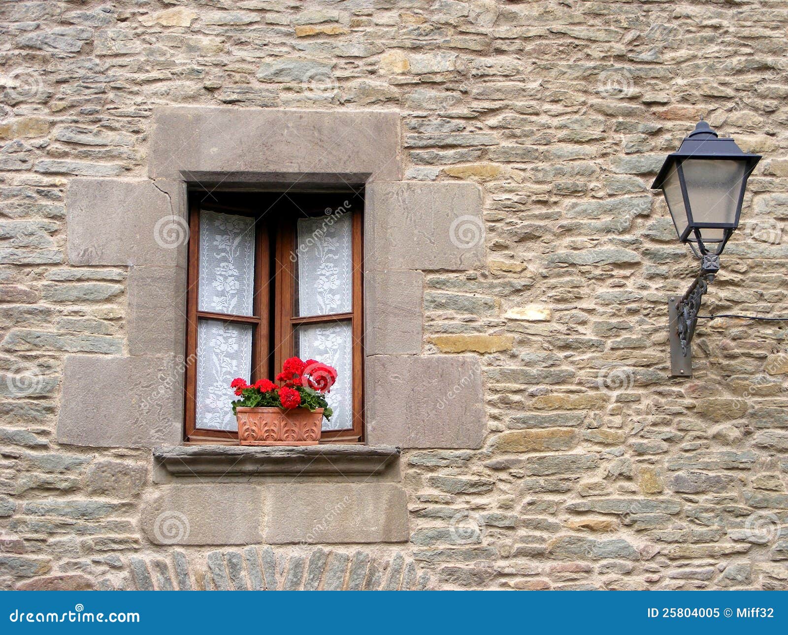 Ancient window stock image. Image of construction, aged - 25804005