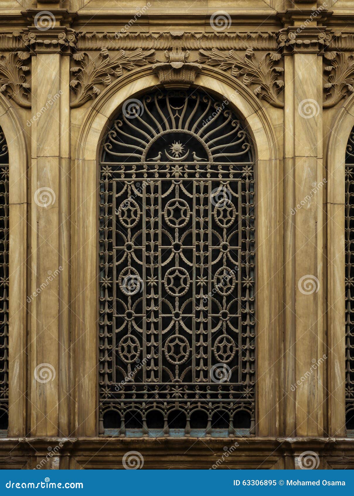Ancient Window From The Ruins Of An Old Castle Royalty-Free Stock ...