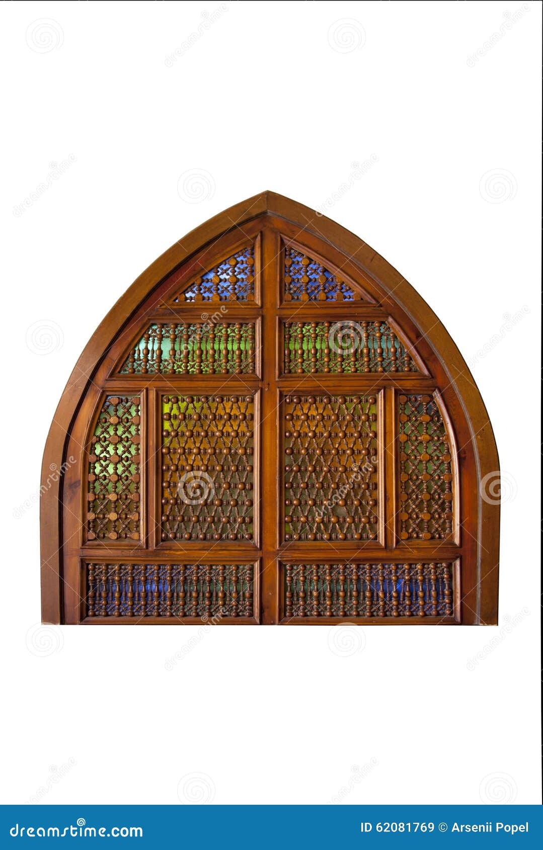 Ancient Window with Decorative Grid Stock Image - Image of exterior ...