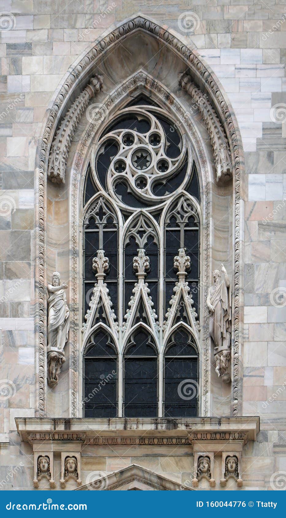 Ancient window exterior stock photo. Image of ornate - 160044776