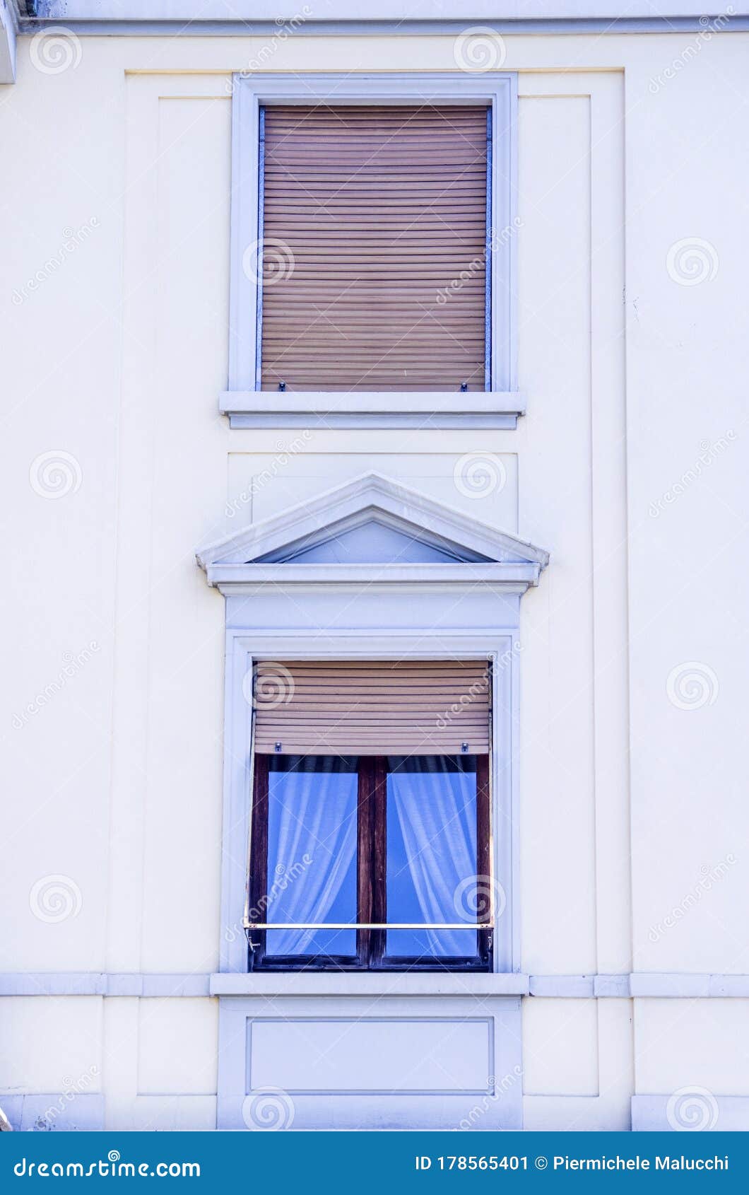 Ancient Window of Historic Building Stock Image - Image of metal, house ...