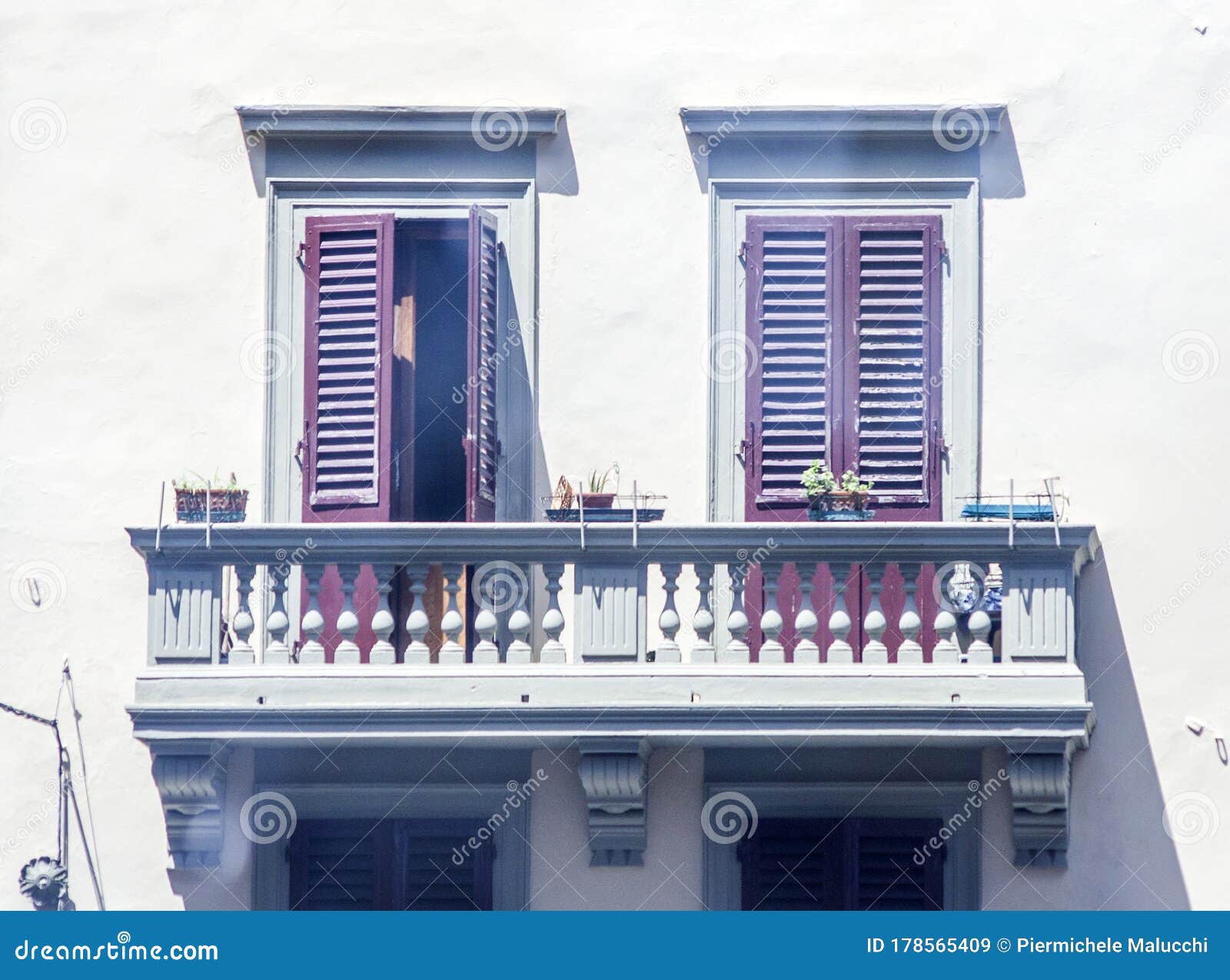 Ancient Window of Historic Building Stock Image - Image of history ...