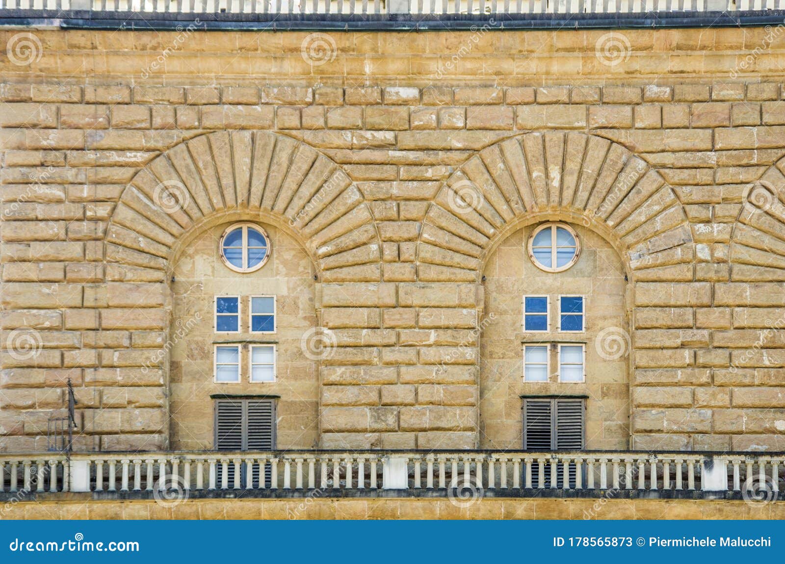 Ancient Window of Historic Building Stock Image - Image of important ...