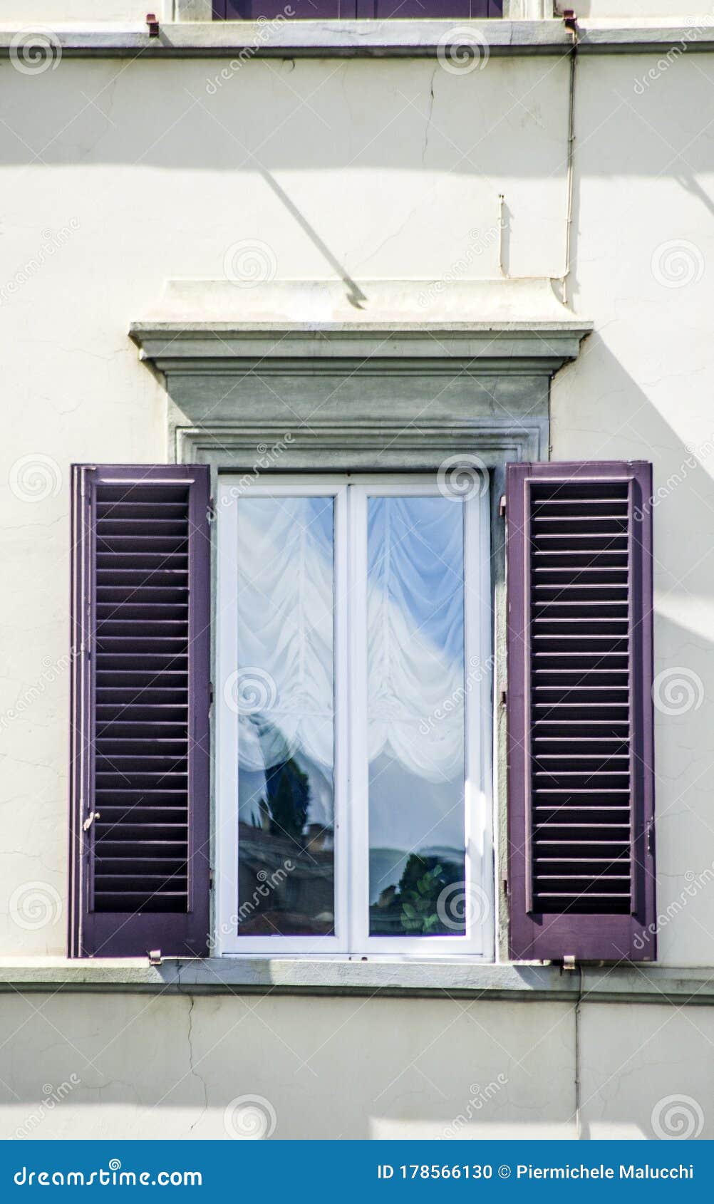 Ancient Window of Historic Building Stock Photo - Image of medieval ...