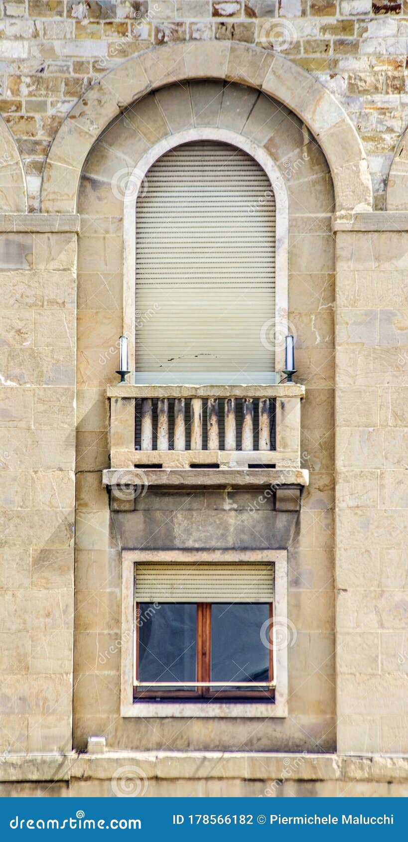 Ancient Window of Historic Building Stock Photo - Image of important ...