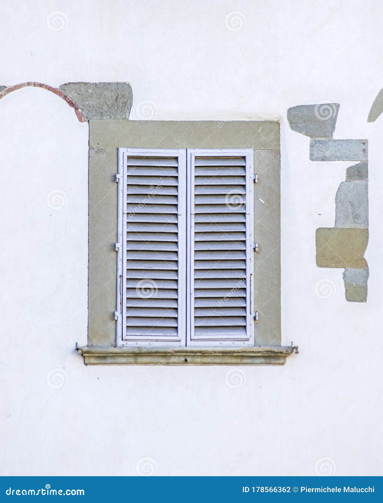 Ancient Window of Historic Building Stock Photo - Image of beautiful ...