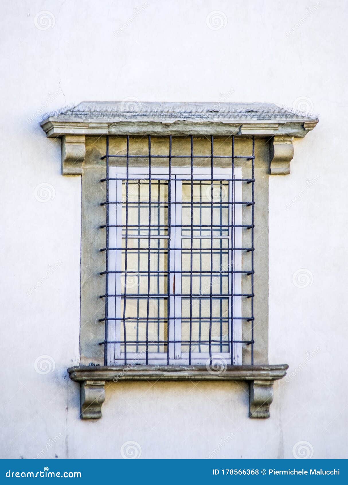Ancient Window Of Historic Building Stock Photo - Image of beautiful ...