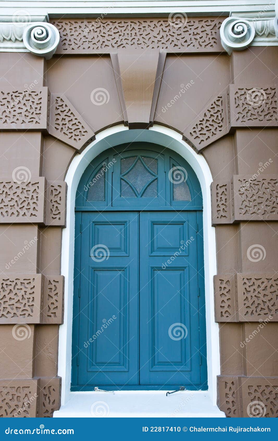 Ancient windows stock photo. Image of thailand, wall - 22817410