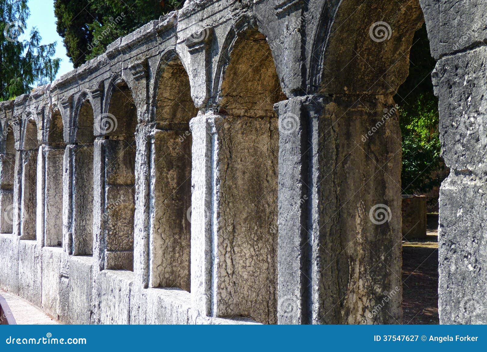 Ancient Windows In A Castle Royalty-Free Stock Photo | CartoonDealer ...