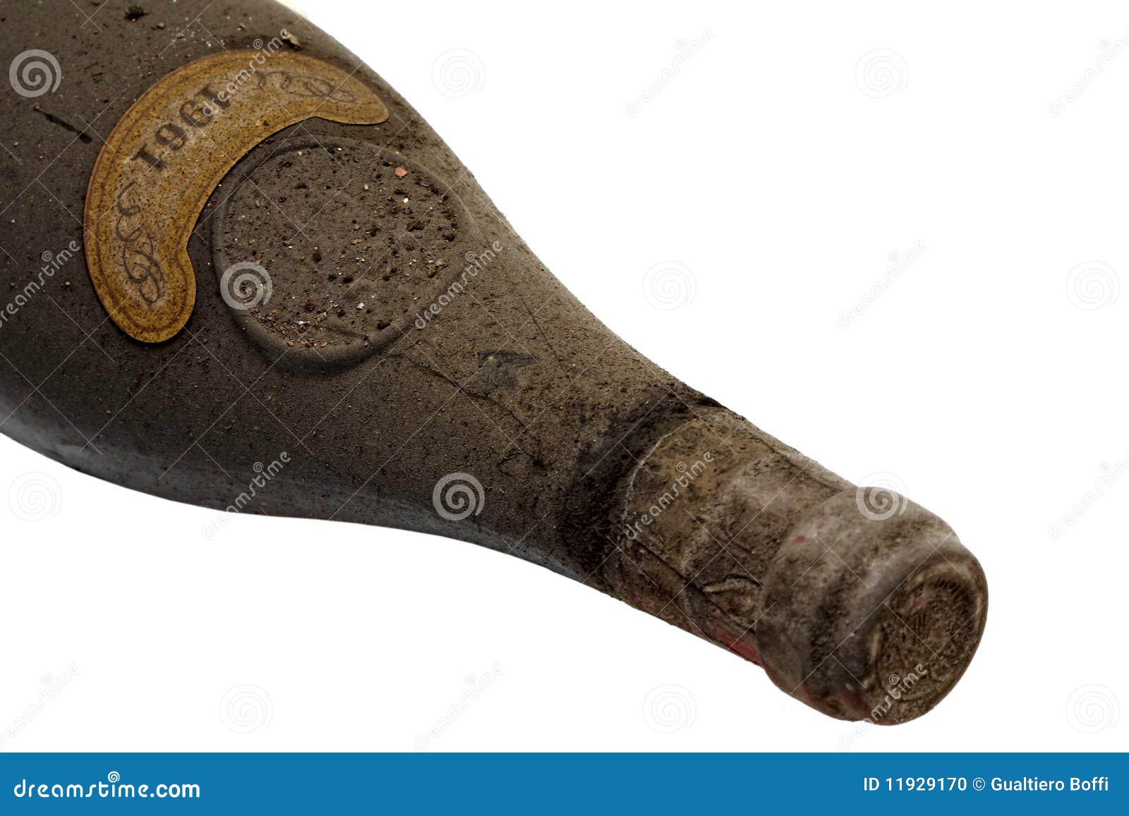 Ancient wine bottle stock photo. Image of antique, bordeaux - 11929170