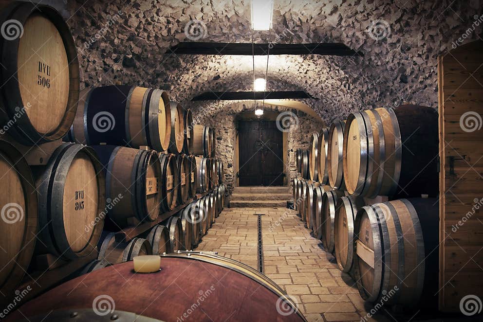 Ancient wine cellar stock photo. Image of vintage, alcohol - 85677074