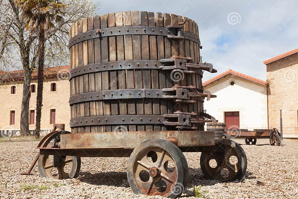 Ancient wine press stock photo. Image of winery, farming - 31042122