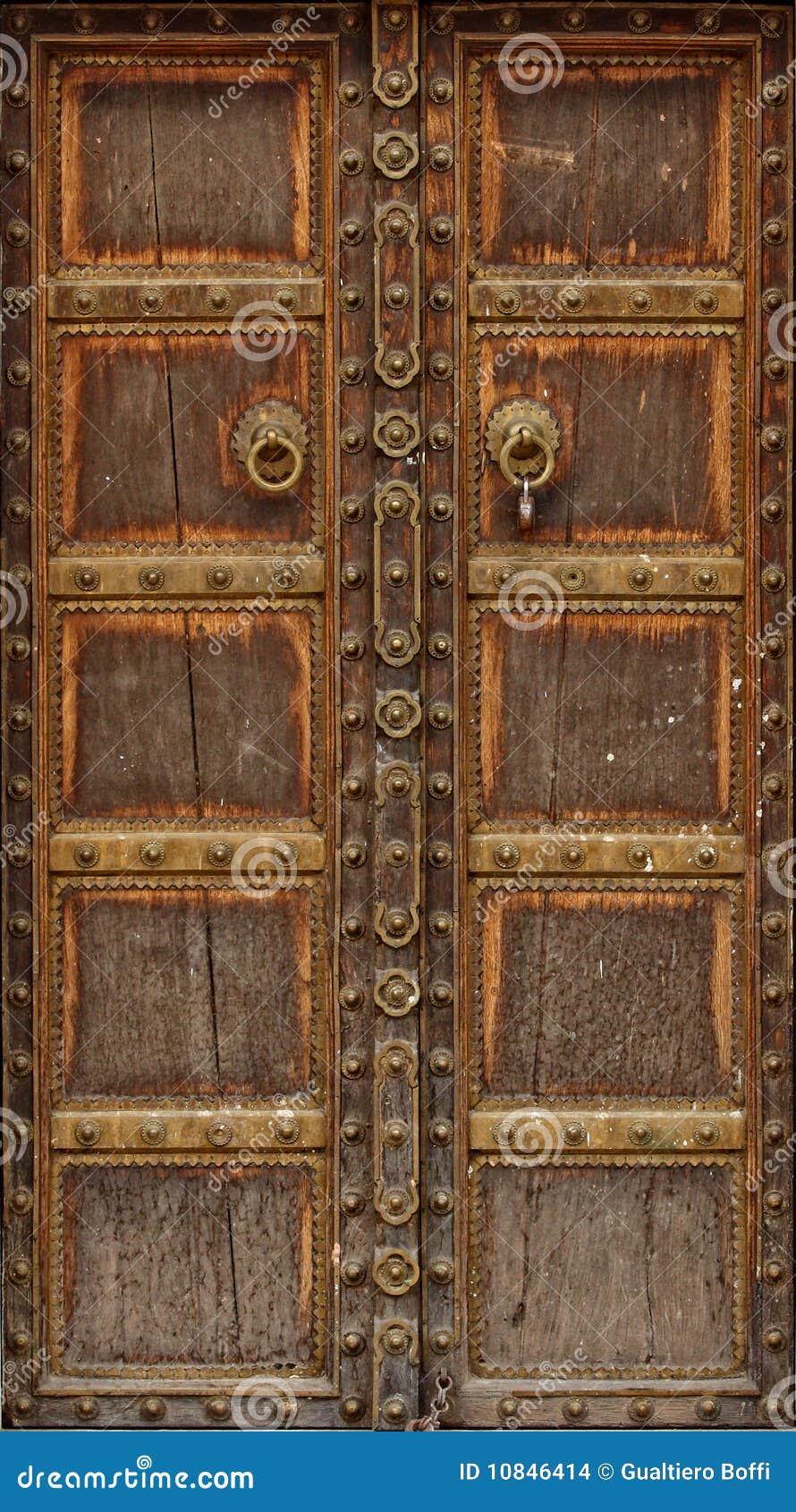 Ancient wood door stock photo. Image of door, doorway - 10846414