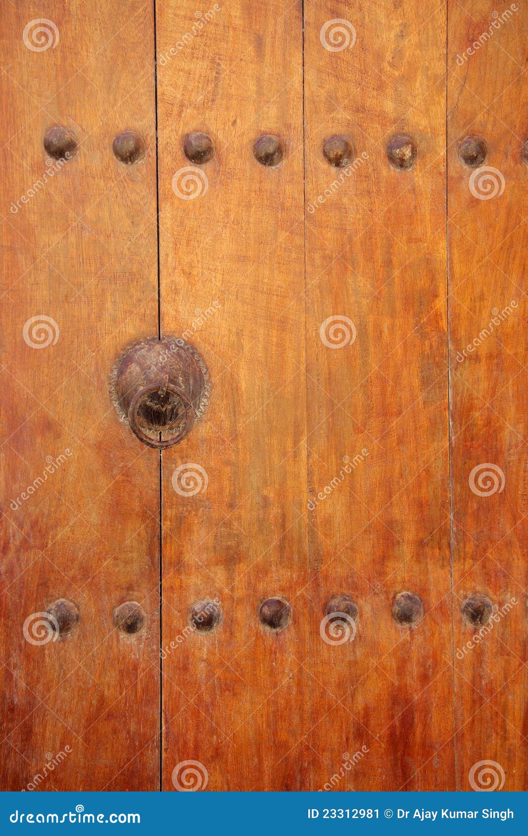 Ancient wooden door stock image. Image of bolts, home - 23312981