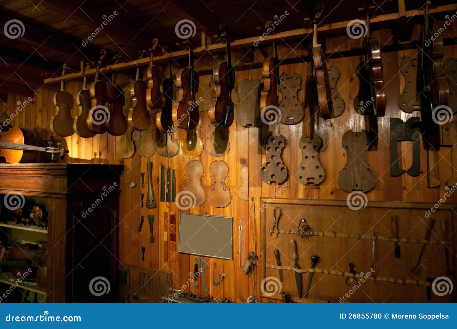 Ancient Workshop of a Luthier Stock Photo - Image of music, tradition ...