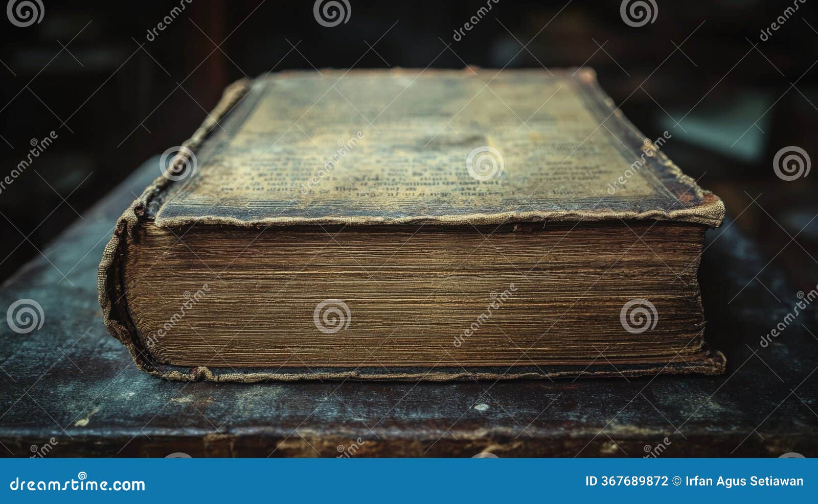 Old, Worn Book Opens To Blank Pages Against A White Canvas Royalty-Free ...