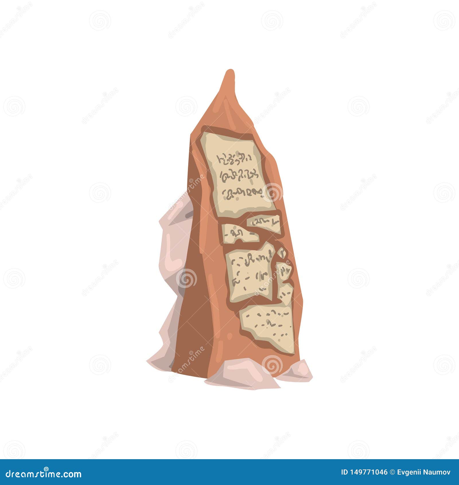 Ancient Writing Symbols Of A Vanished Civilization. Cartoon Vector ... Ancient Writing Symbols Of A Vanished Civilization. Cartoon Vector ...