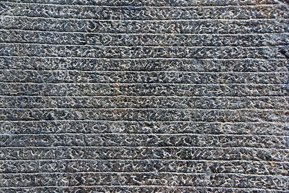 Ancient engraved writings stock image. Image of tablet - 40873049