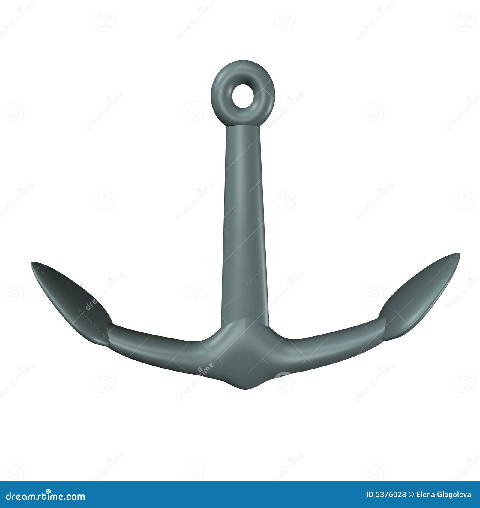 Ancla stock de ilustración. Ilustración de rinda, objeto - 5376028