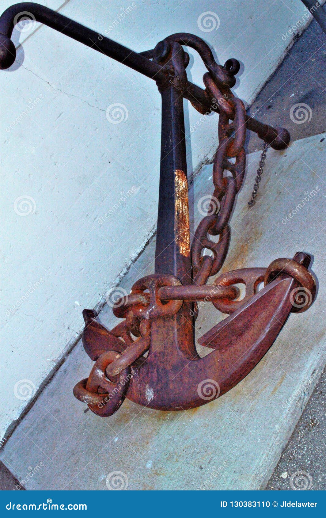 Ancla del barco foto de archivo. Imagen de barco, asegurar - 130383110