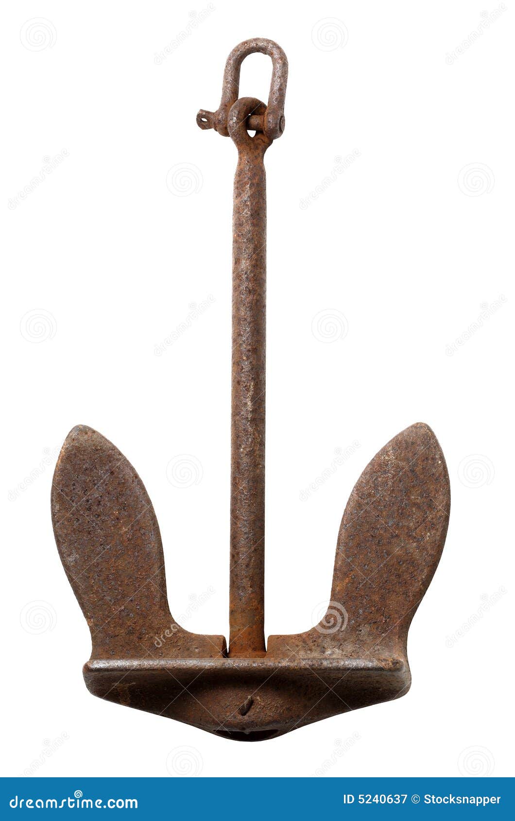 Ancla vieja imagen de archivo. Imagen de recorte, hierro - 5240637