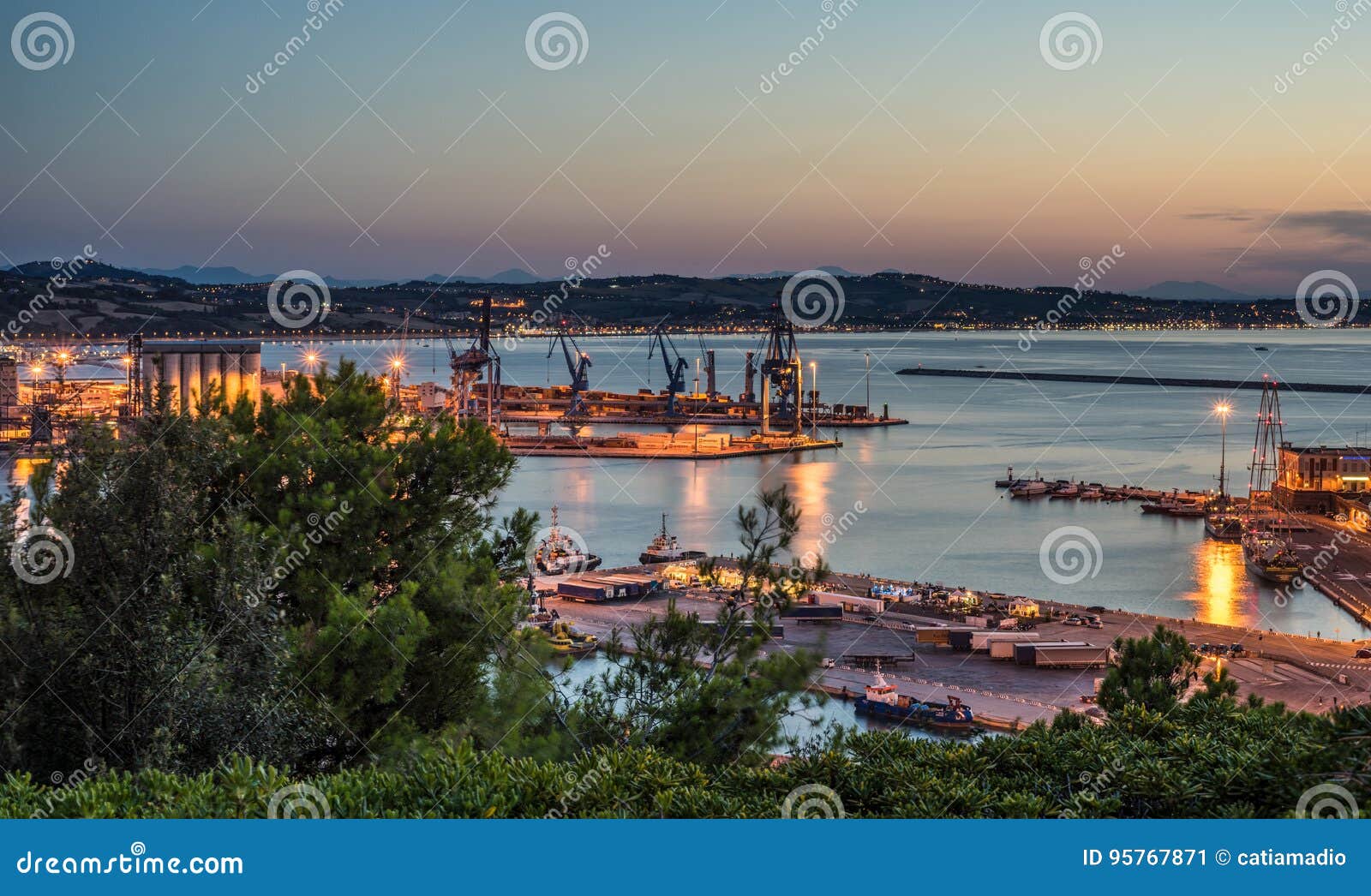 Ancona harbour editorial photo. Image of port, transportation - 95767871