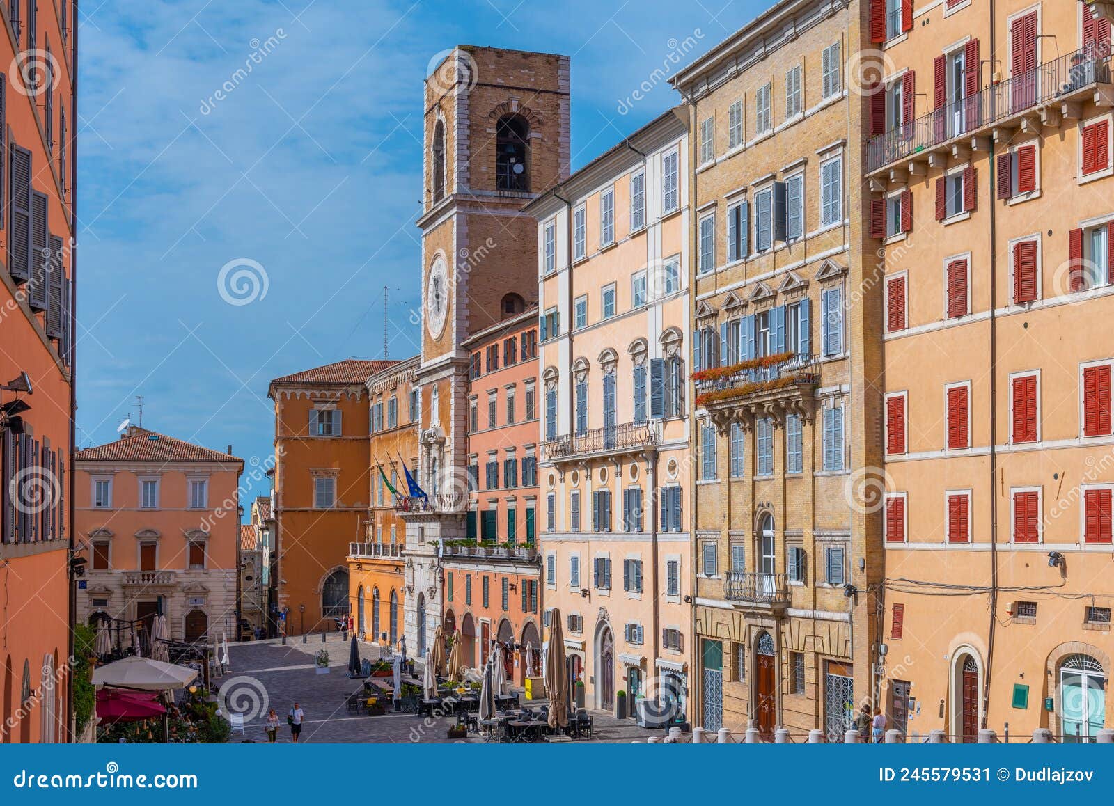 Ancona, Italy, September 26, 2021: Piazza Del Plebiscito in Anco ...