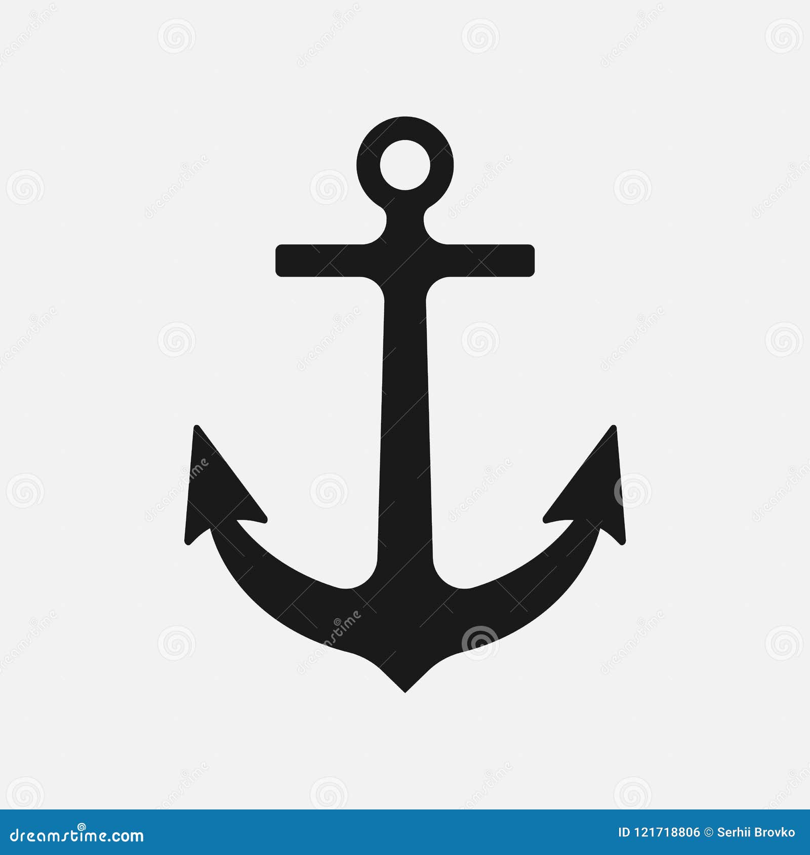 Ancor Icon Isolated On White Background. Vector Illustration. Stock ... Ancor Icon Isolated On White Background. Vector Illustration. Stock ...