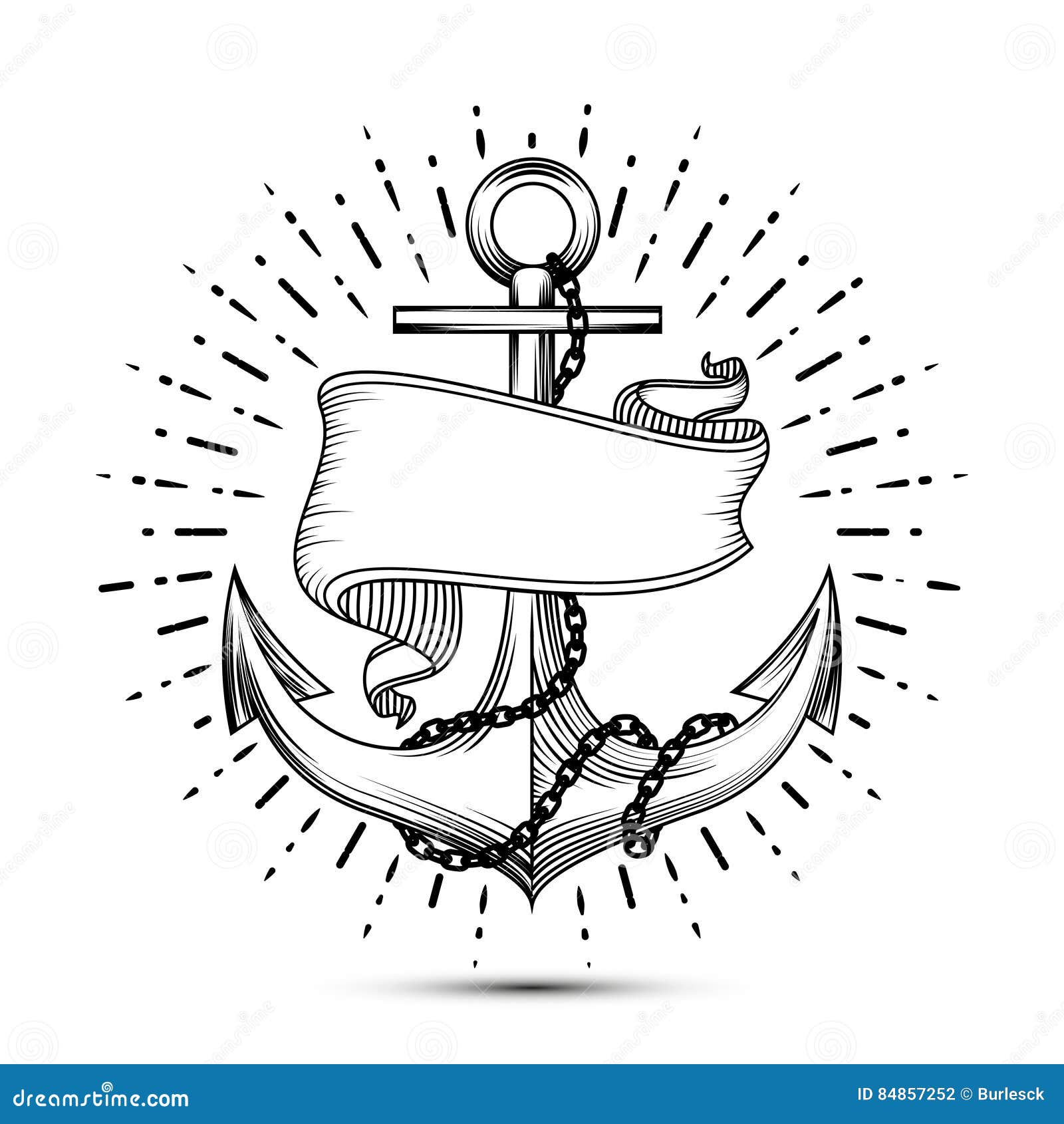 Ancre De Vintage Avec L'illustration De Vecteur De Tatouage De Marin De ... Ancre De Vintage Avec L'illustration De Vecteur De Tatouage De Marin De ...