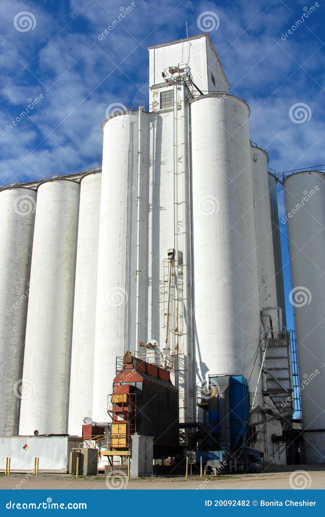 Andale Grainary stock photo. Image of flour, concrete - 20092482