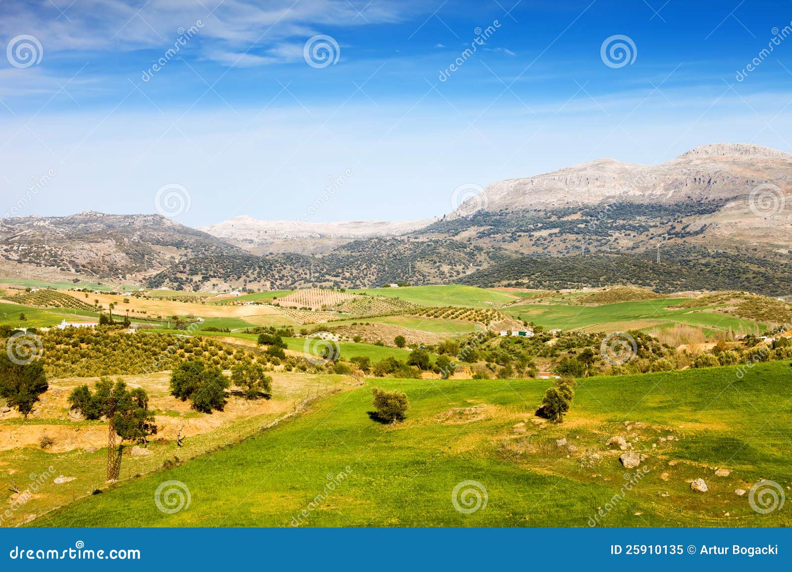 Andalusia Landscape in Spain Stock Image - Image of andalusian ...