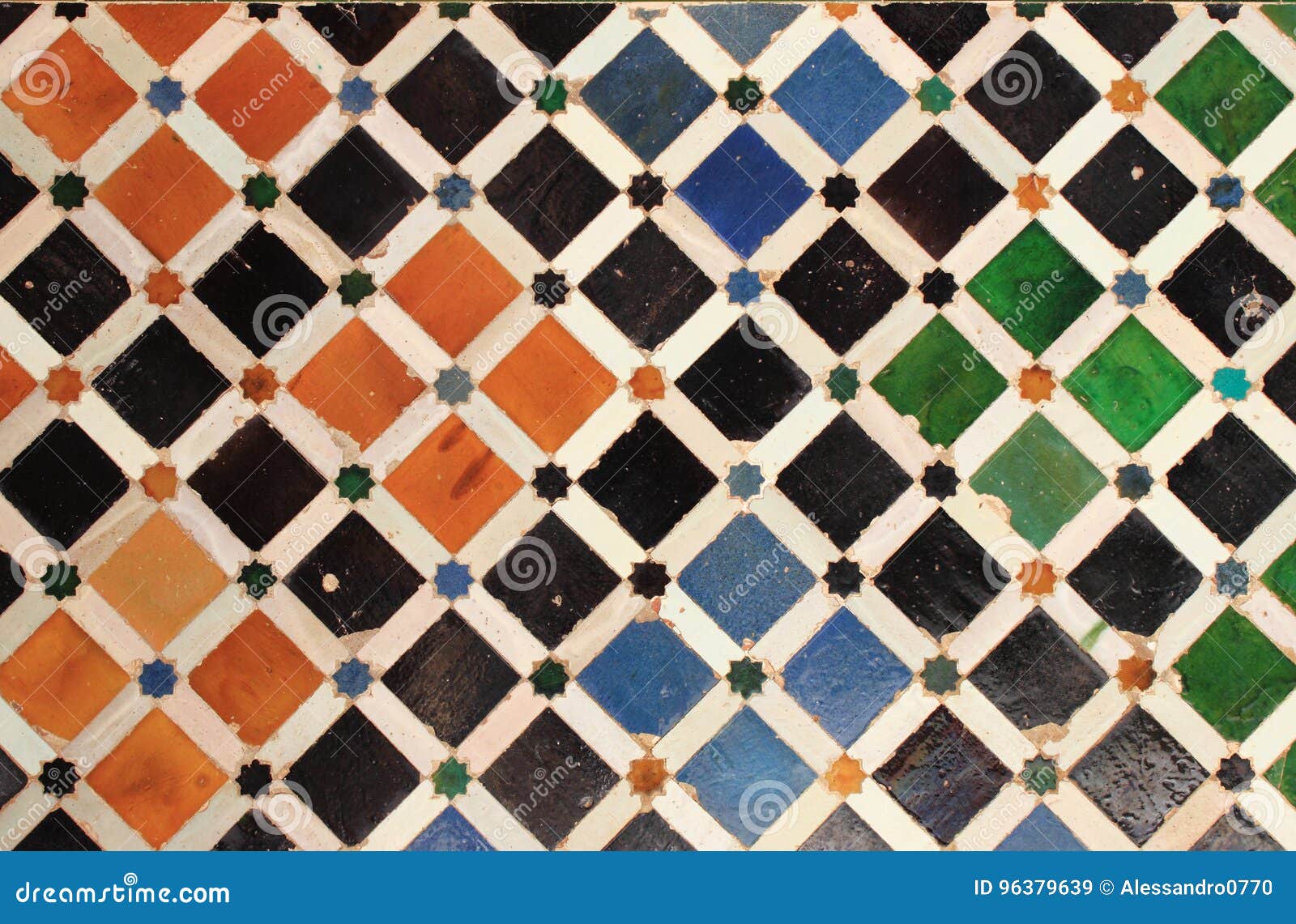 Andalusian Azulejo stock image. Image of artistic, andalucia - 96379639
