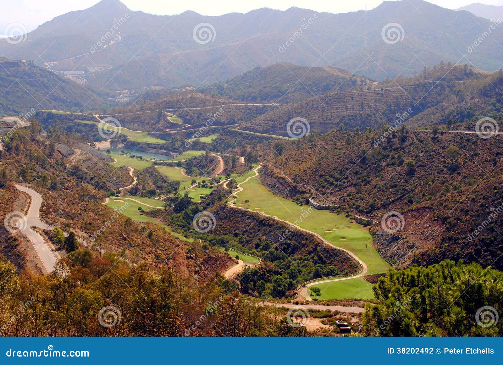 Andalusian golf course stock photo. Image of spanish - 38202492