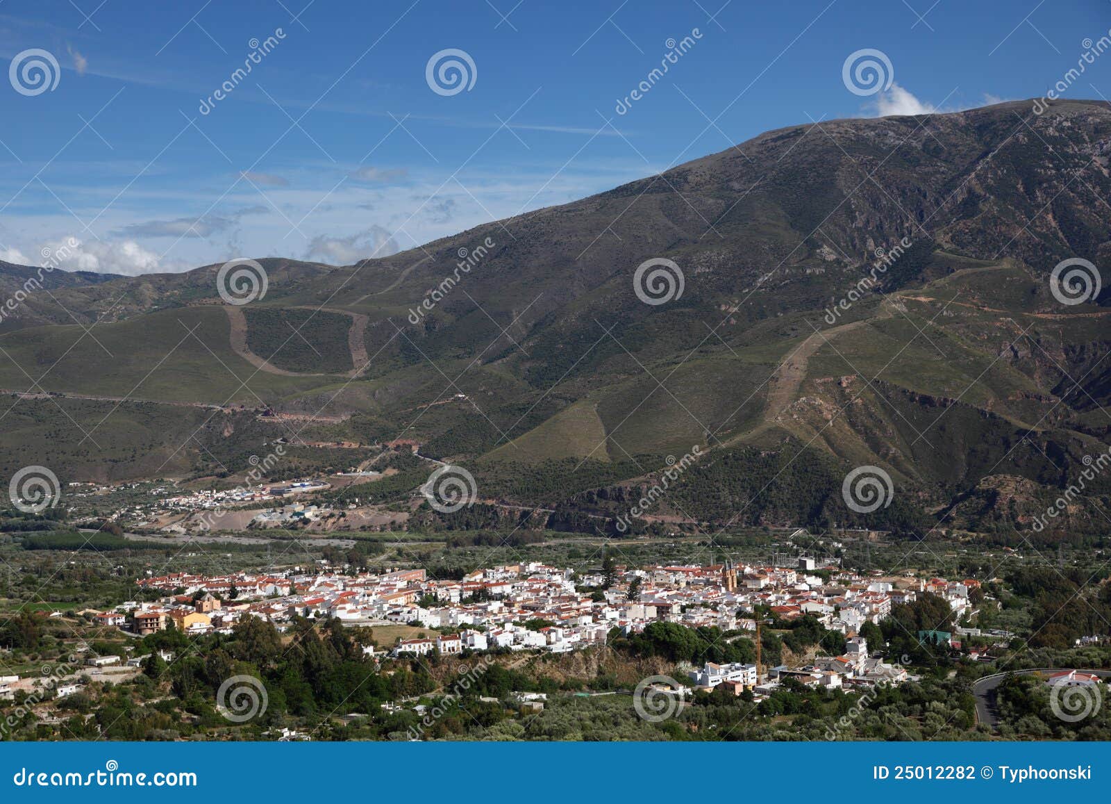 Andalusian Village Orgiva, Spain Stock Photo - Image of small, rural ...