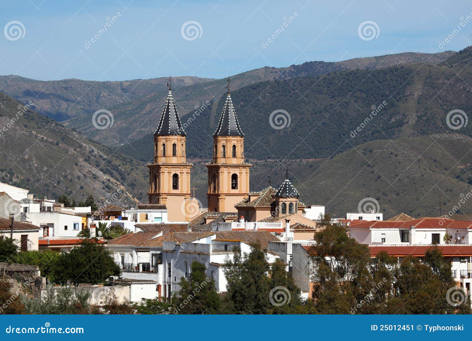 Andalusian Village Orgiva, Spain Stock Image - Image of architecture ...