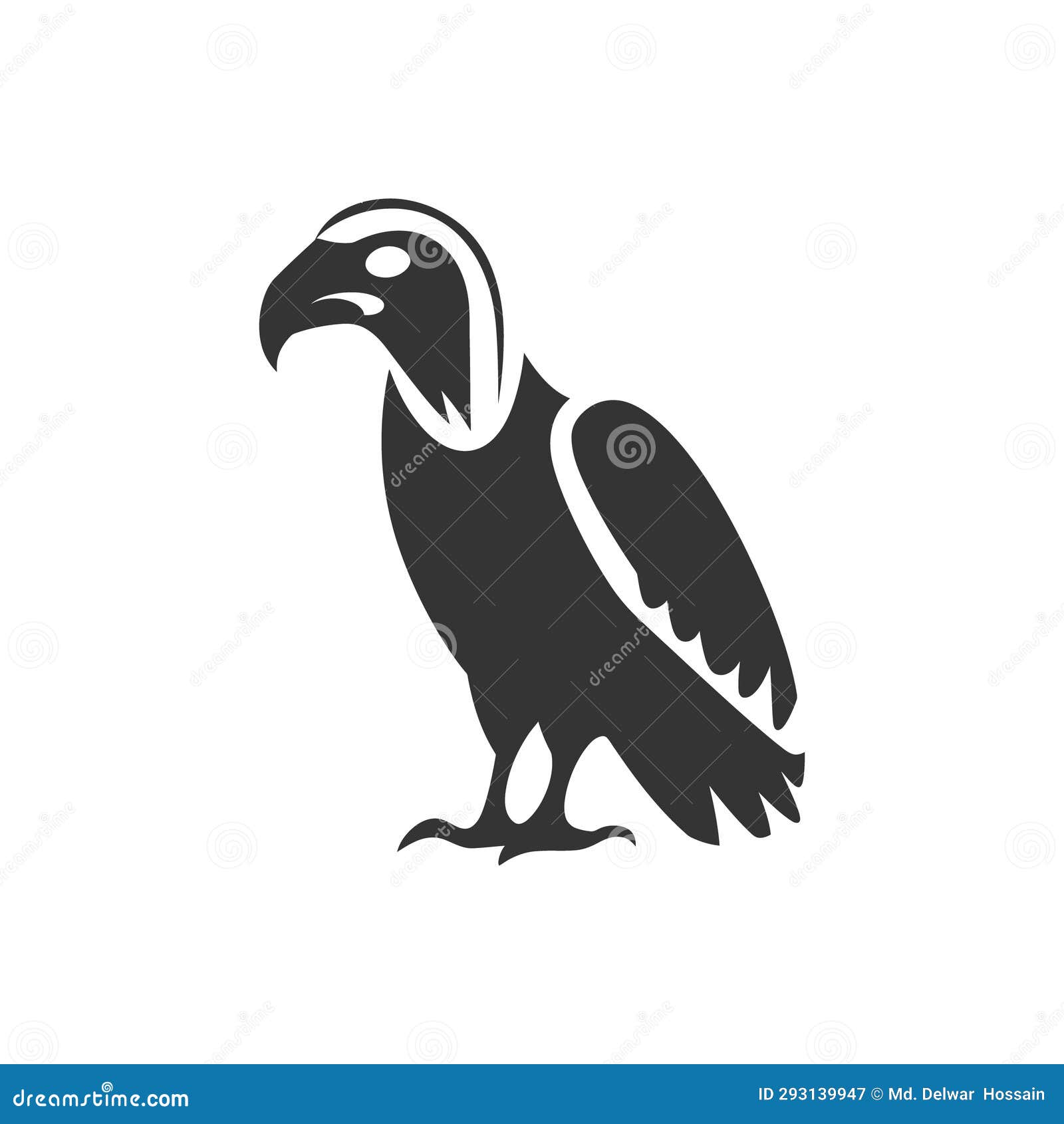 Andean condor bird icon stock vector. Illustration of scavenger - 293139947