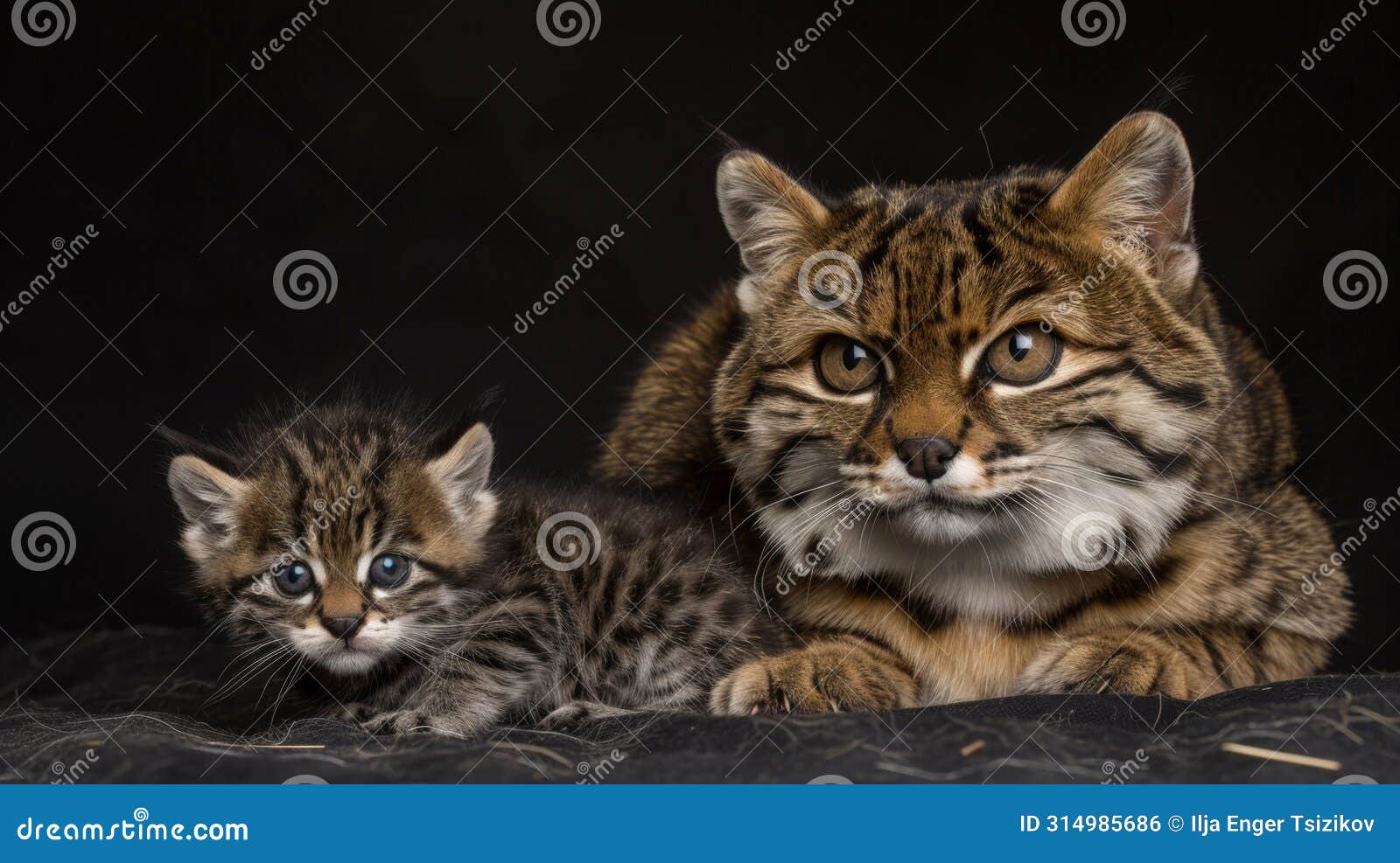 Andean Mountain Cat Observing Prey From A Rocky Ledge In The Majestic ...