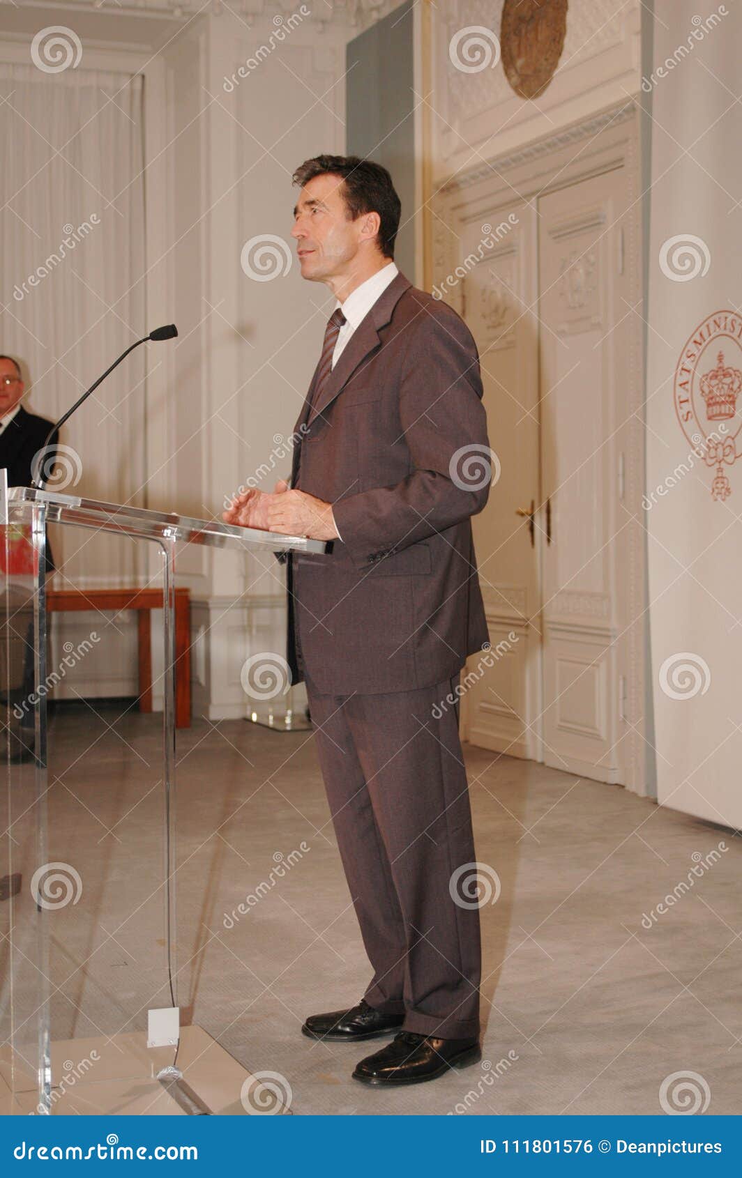 Anders Fogh Rasmussen photo éditorial. Image du perfection - 111801576