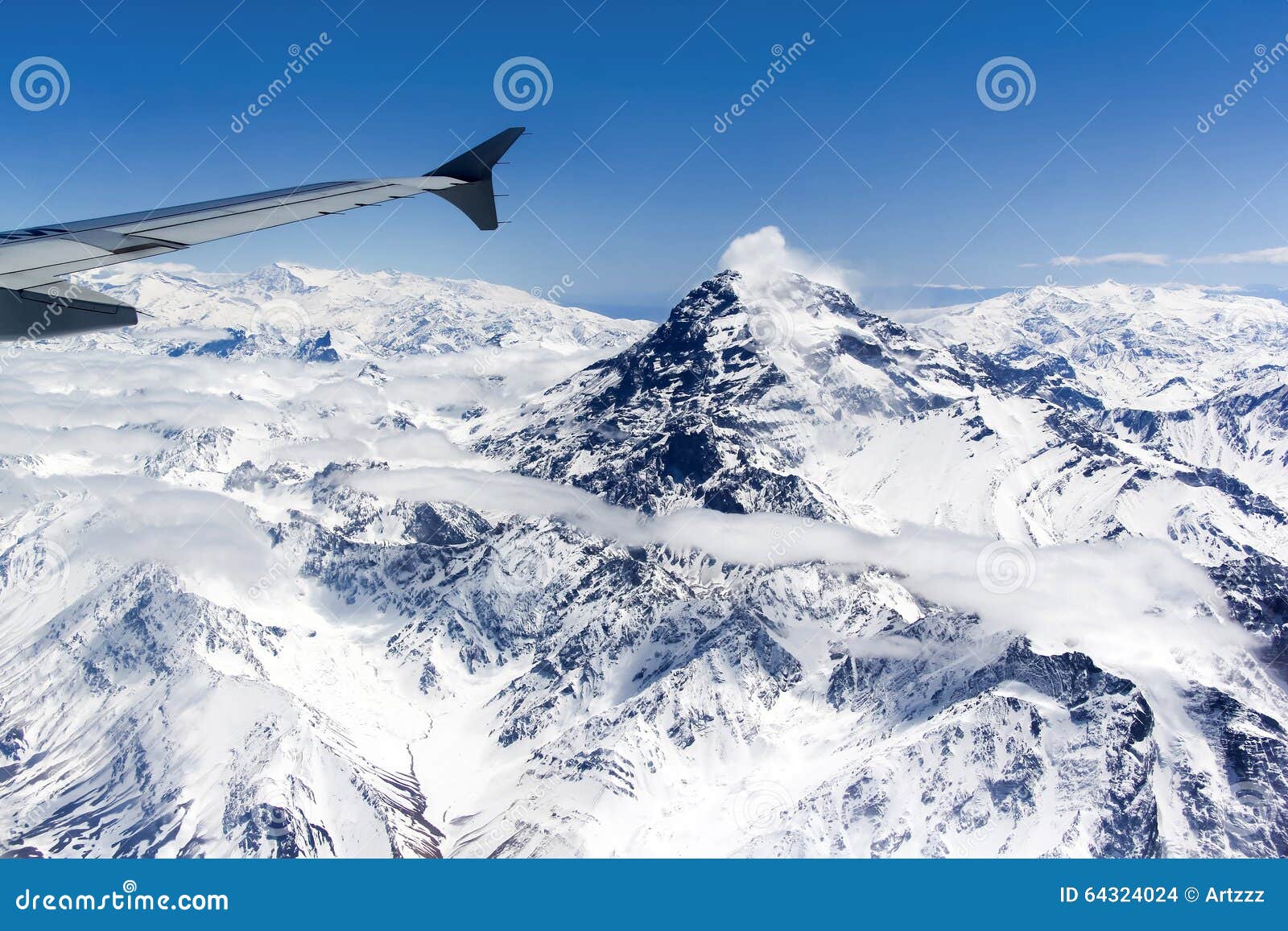 Andes stock photo. Image of chain, mountain, geographical - 64324024