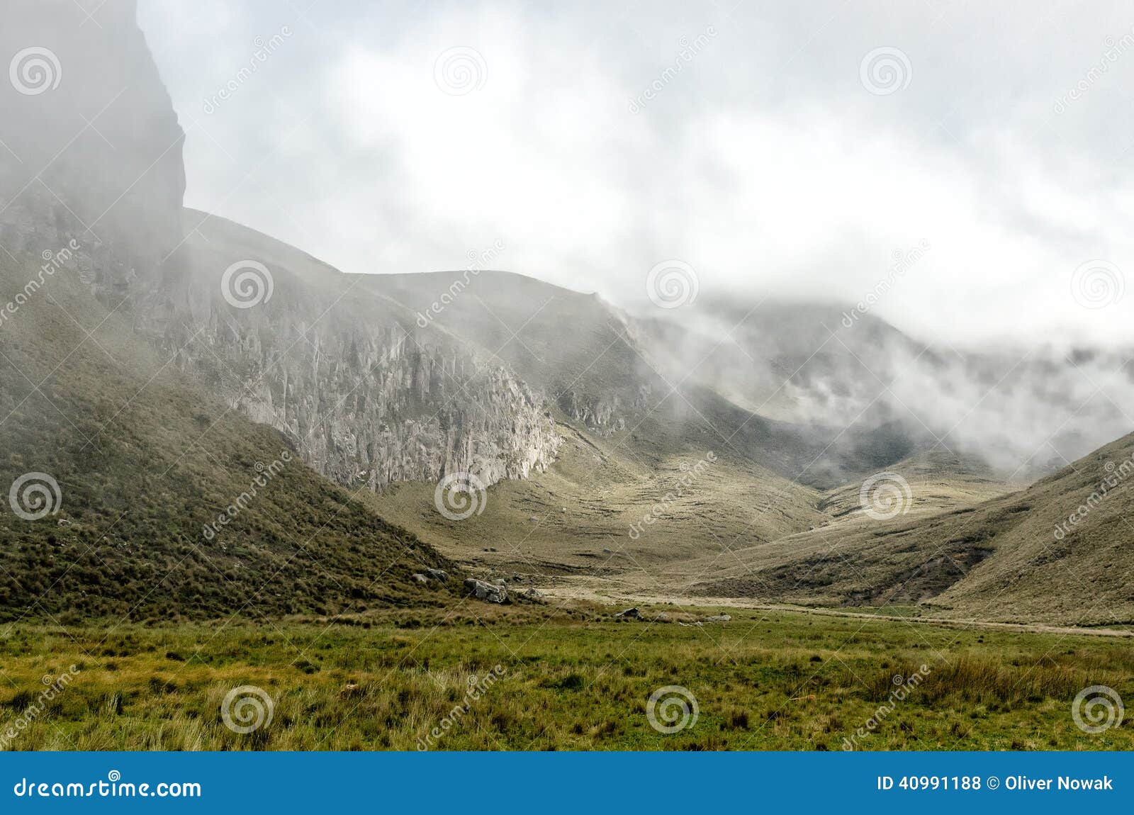 The Andes in Ecuador stock photo. Image of hicking, hill - 40991188