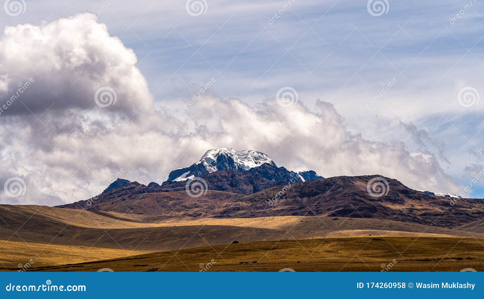 The Andes Mountains in the Peru Highlands Stock Photo - Image of ...