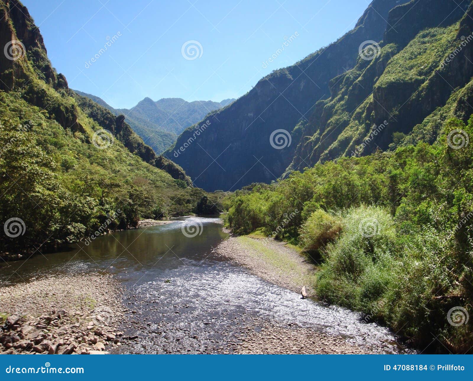 Andes scenery stock photo. Image of nature, sunny, mountain - 47088184