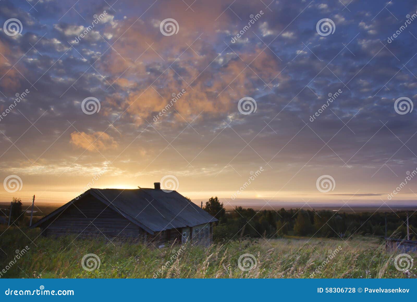 Andom Mountain, Lake Onega, Russia Stock Photo - Image of river, dusk ...