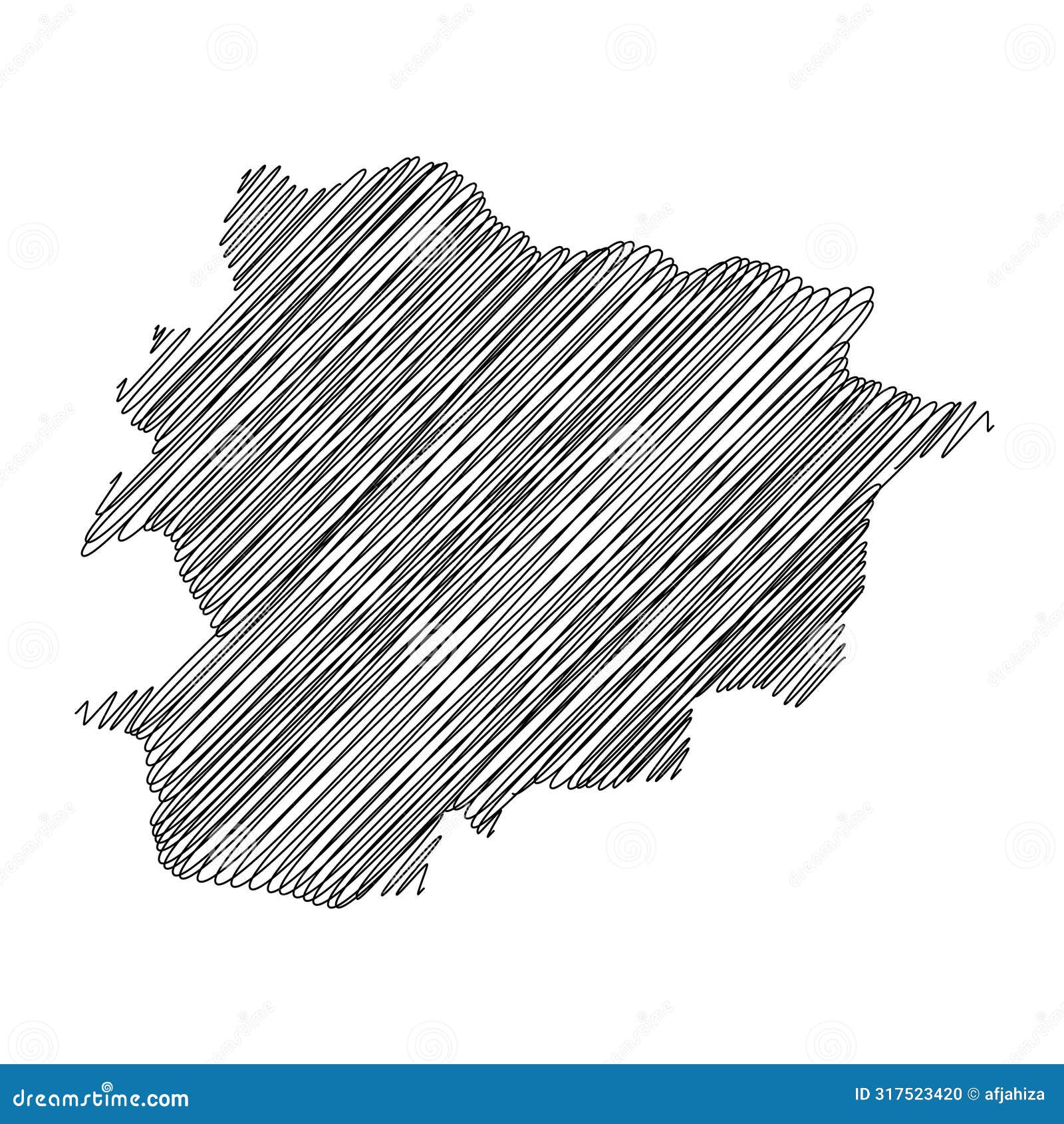 Andorra Thread Map Line Vector Illustration Stock Vector - Illustration ...