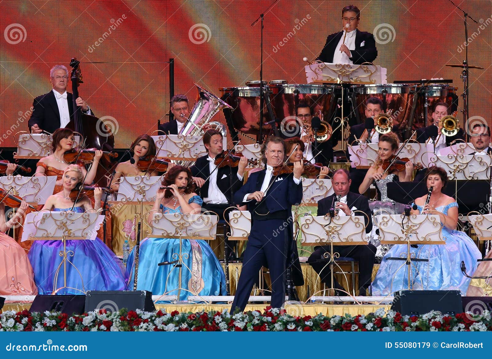 Andre Rieu redactionele stock afbeelding. Image of viool - 55080179