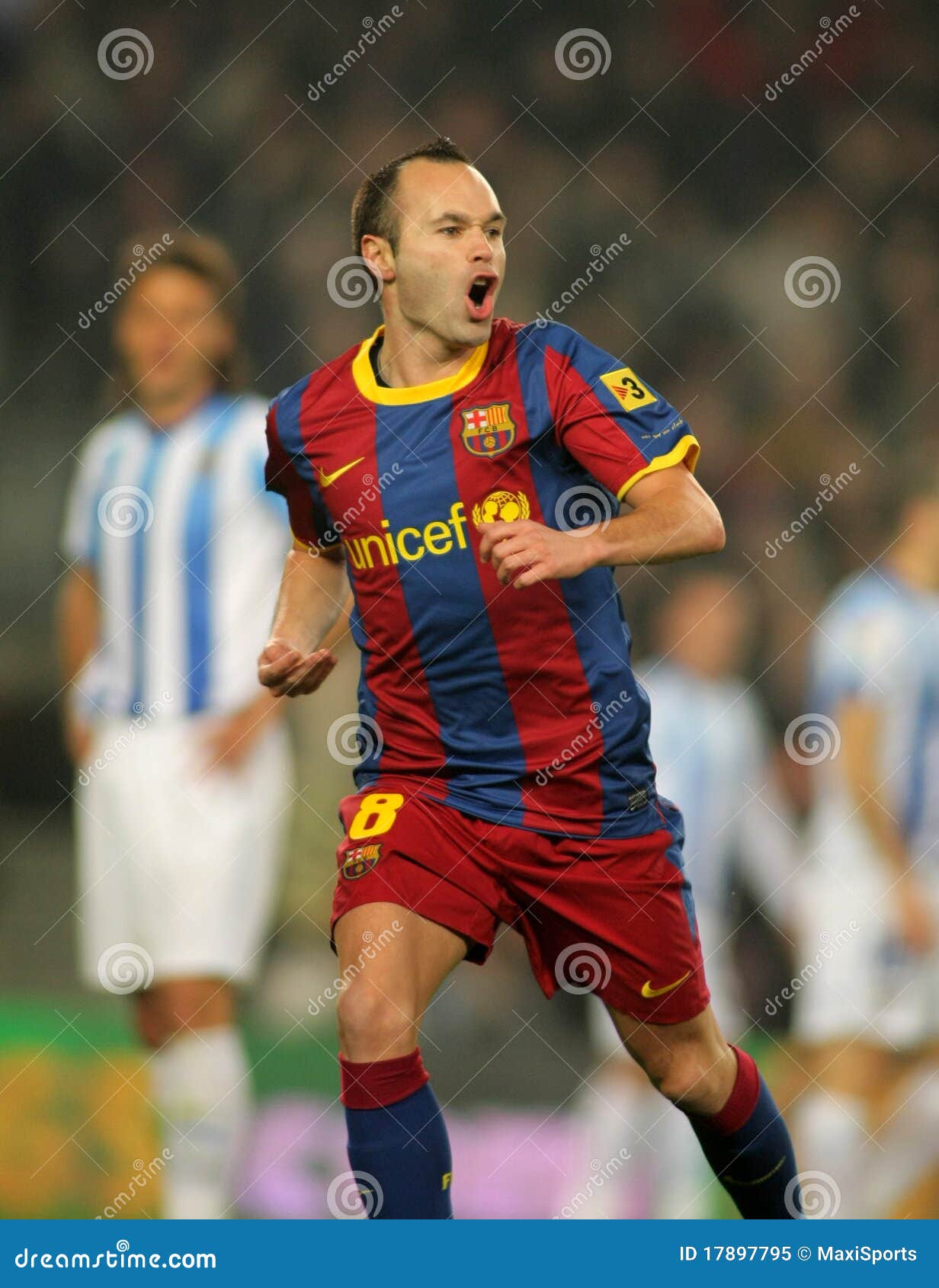 Andres Iniesta of Barcelona Editorial Image - Image of catalonia, liga ...