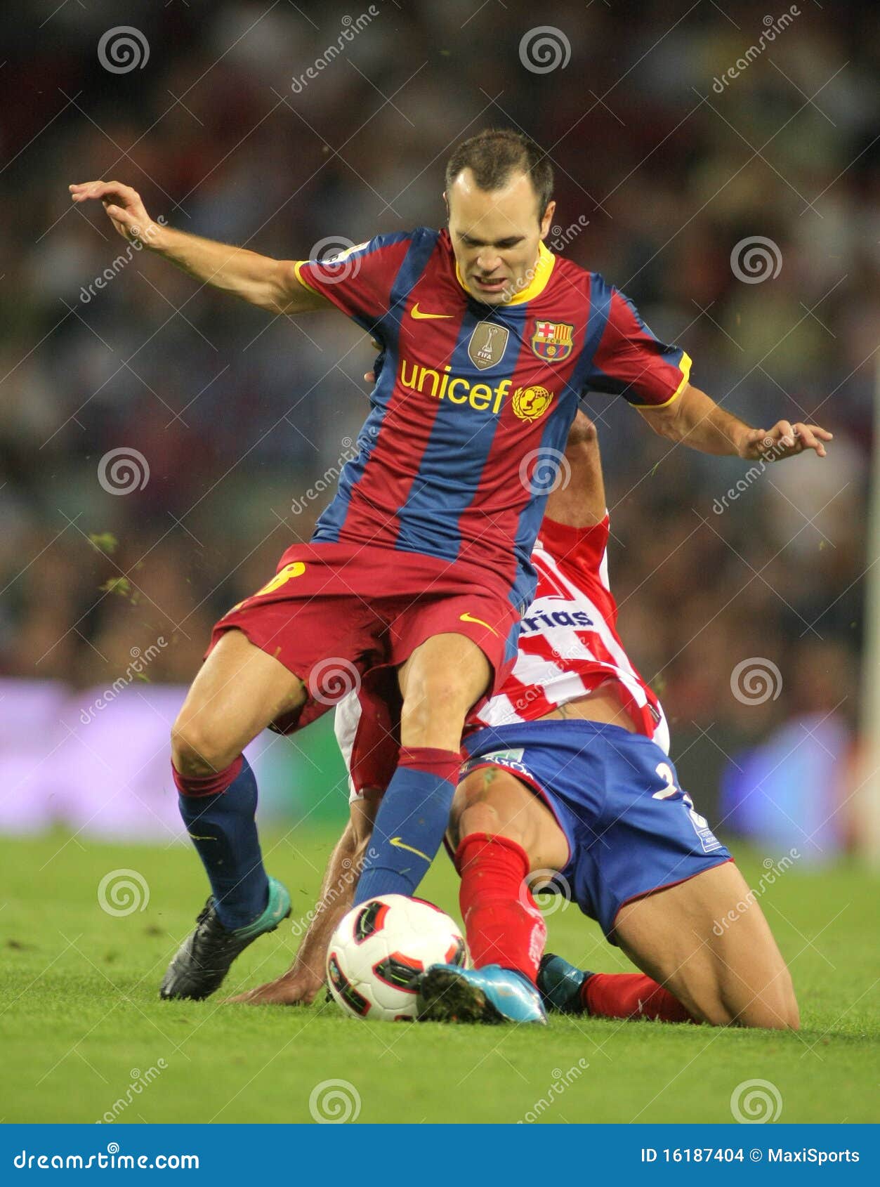 Andres Iniesta De Barcelona Imagen de archivo editorial - Imagen de ...