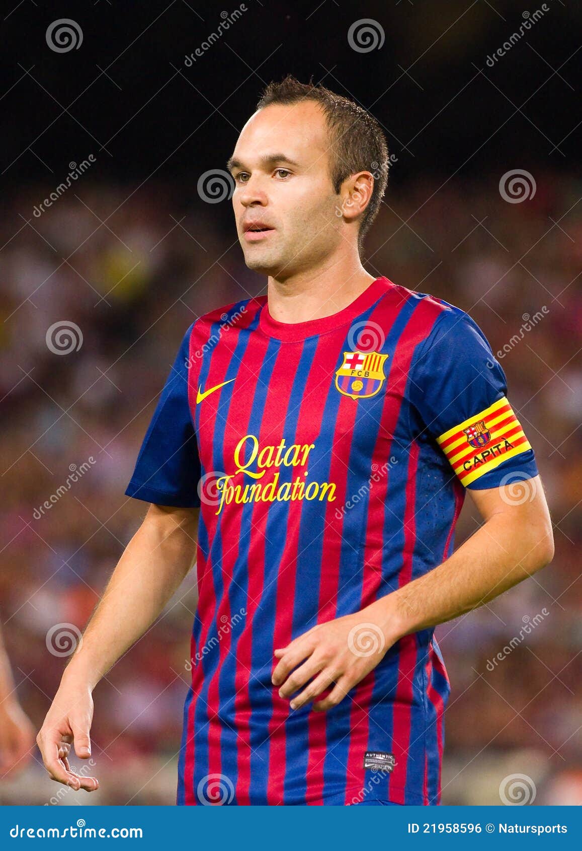 Andres Iniesta De FC Barcelona Foto Editorial - Imagem de andres, liga ...