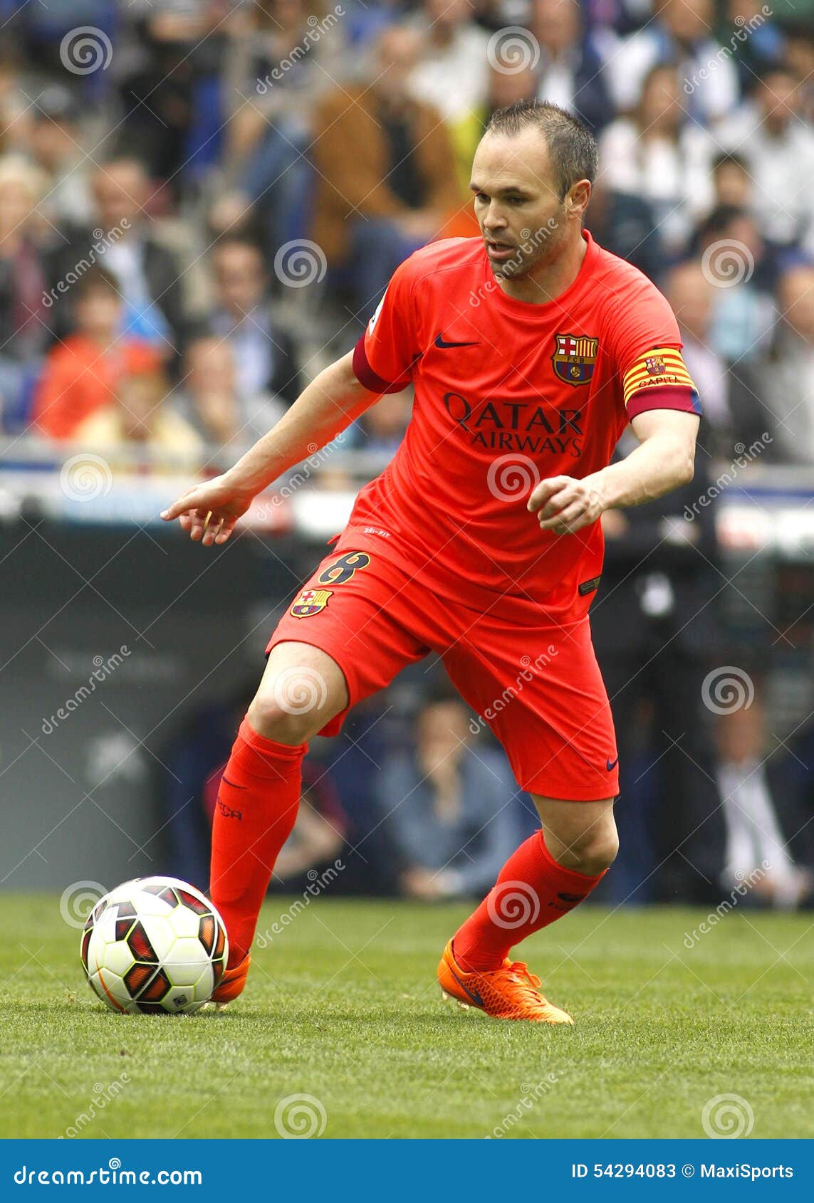 Andres Iniesta De FC Barcelona Foto de Stock Editorial - Imagem de ...